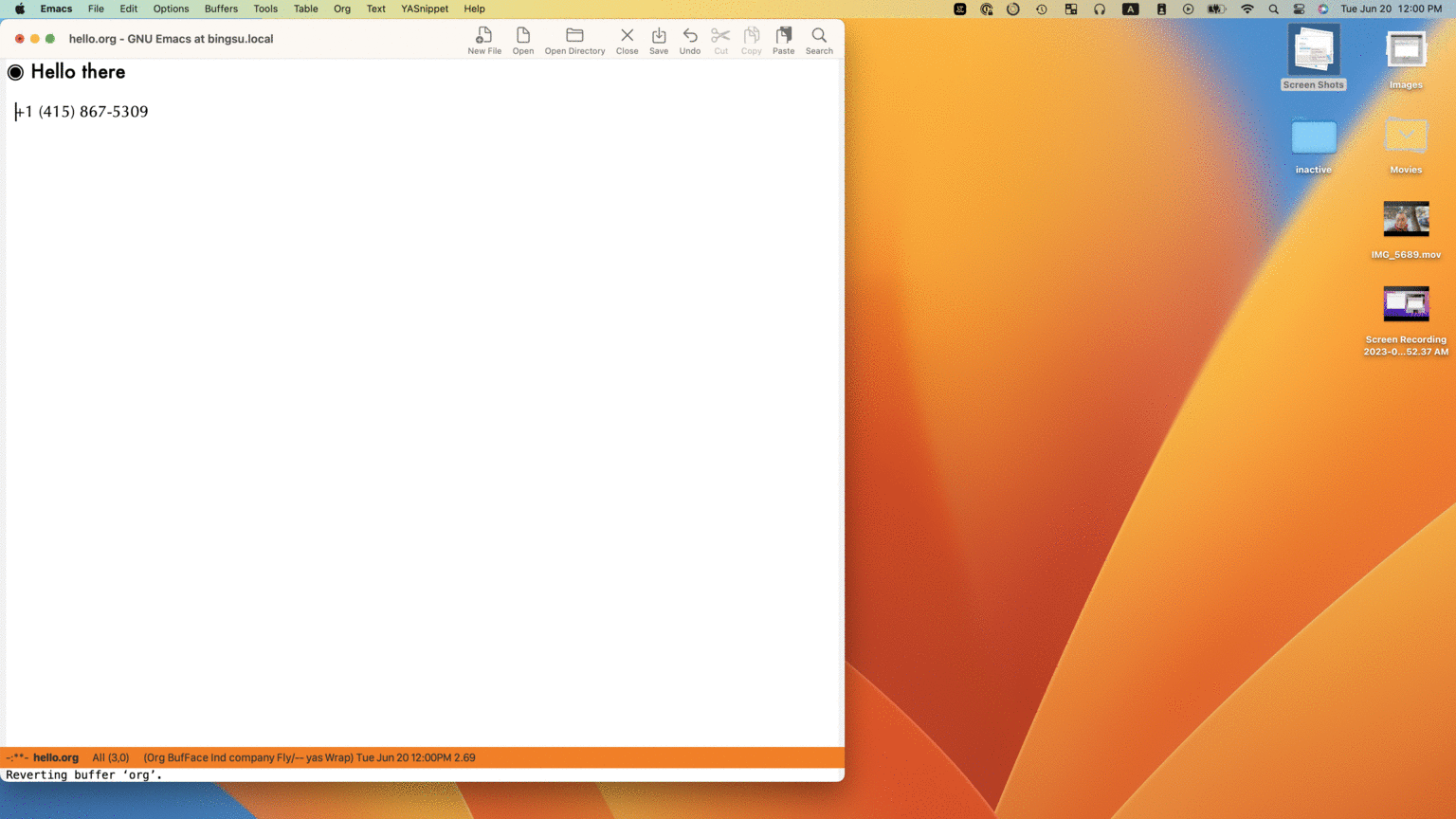 Nfdn Using Emacs To Make Phone Calls And Lookup Map Places On MacOS